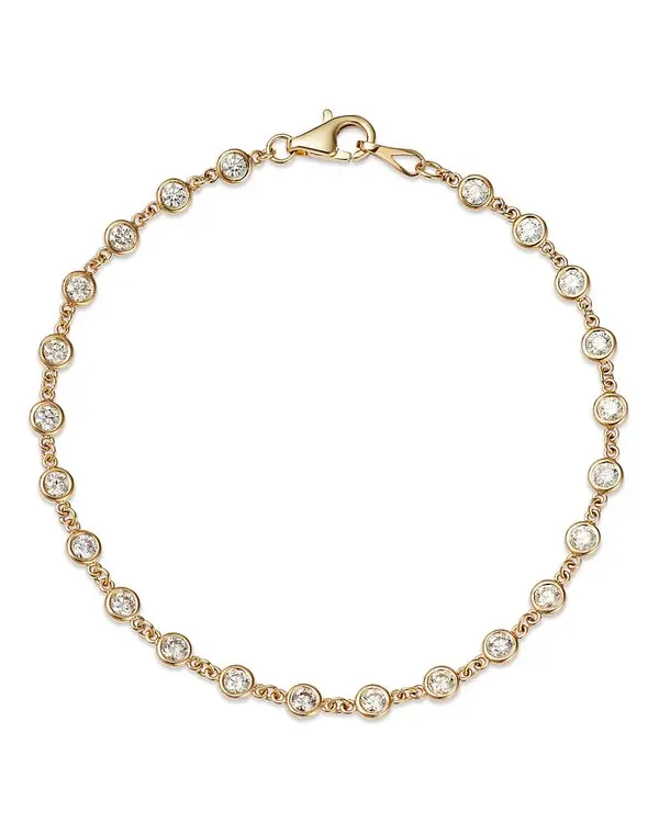 Bloomingdale'S 14k Yellow Diamond Tennis Bracelet 1.60 Tcw - Gold