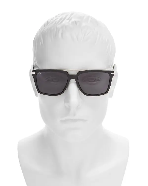 FERRAGAMO Square Sunglasses, 57mm