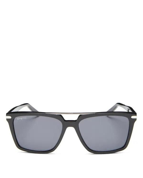 FERRAGAMO Square Sunglasses, 57mm