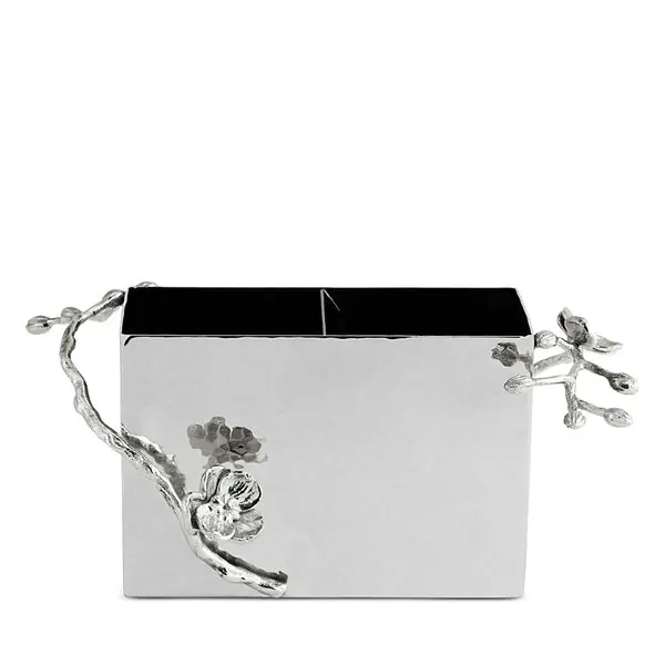 Michael Aram White Orchid Cutlery Caddy - Silver
