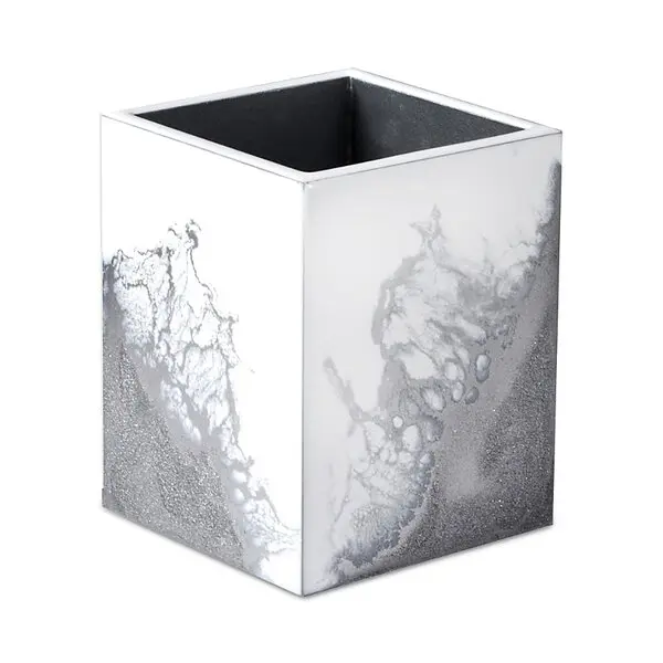MIKE & ALLY Lava Brush Cup - Metallic Silver