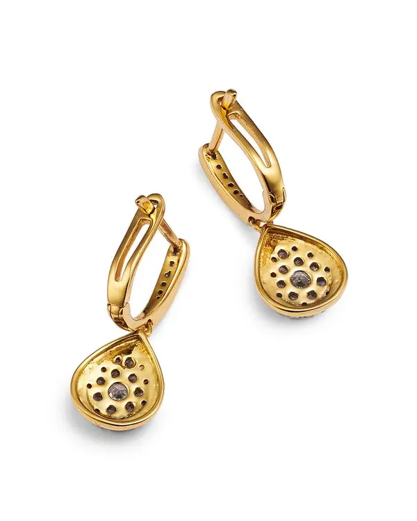 Bloomingdale'S 14k Yellow 0.75 Tcw Diamond Drop Earrings
