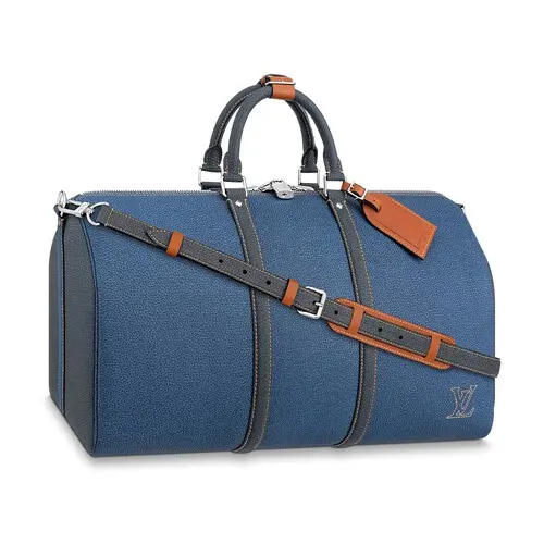 Louis Vuitton Keepall BandoulièRe 50 Bleu Editorialist