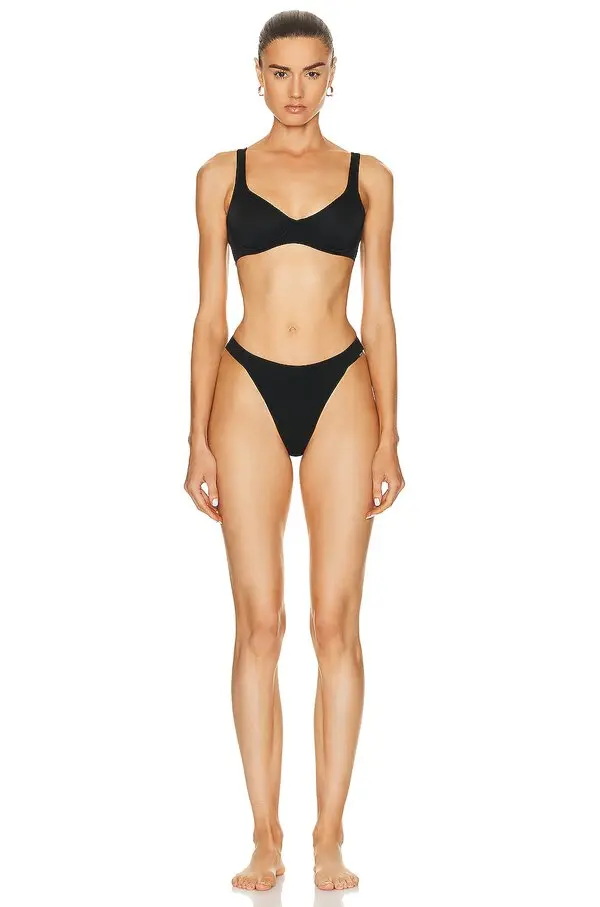 CUUP Micro Scoop Bra - Black