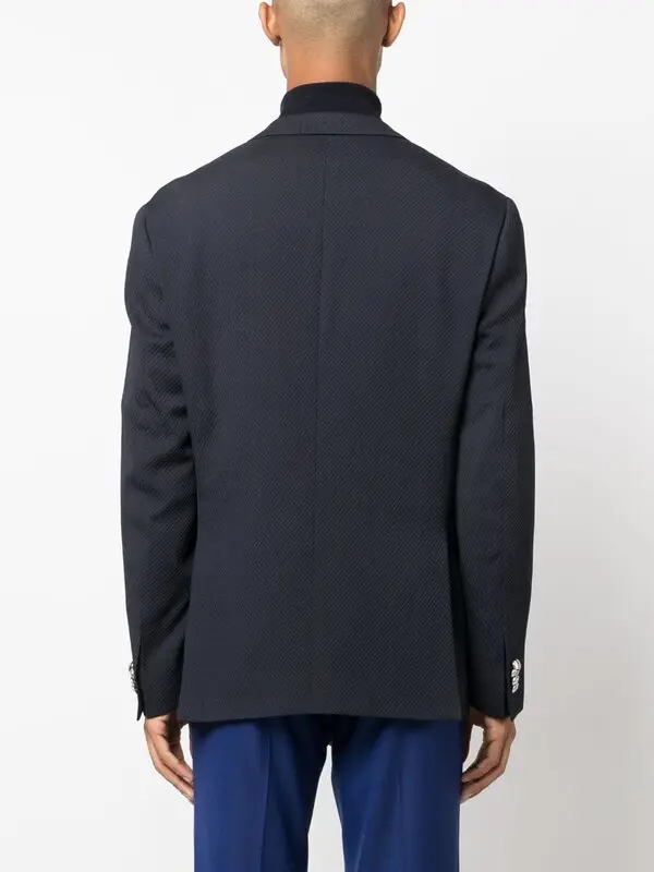 Corneliani Textured-finish Single-breasted Blazer