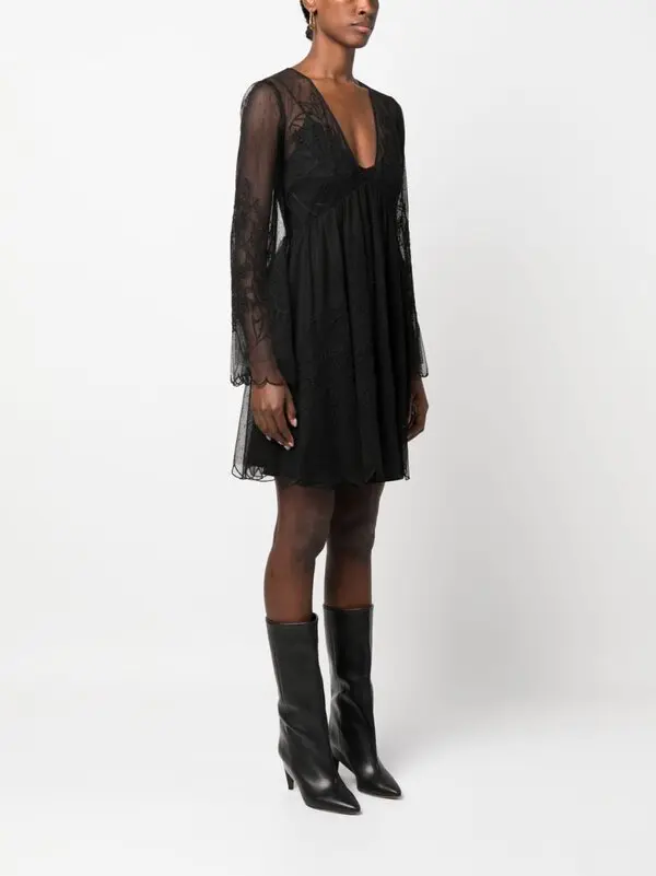 TWINSET Layered Lace Dress
