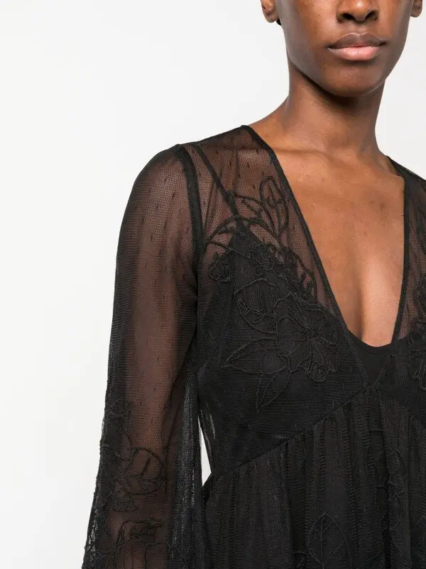 TWINSET Layered Lace Dress