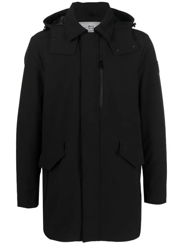 Woolrich Hooded Padded Jacket - Black