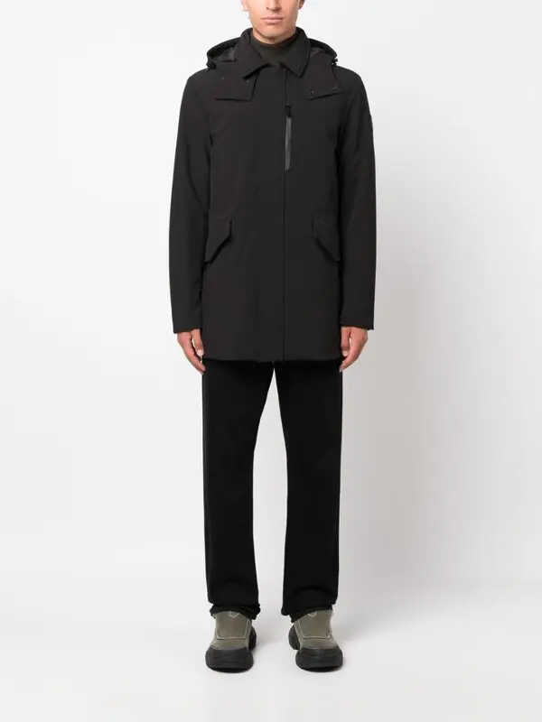 Woolrich Hooded Padded Jacket - Black