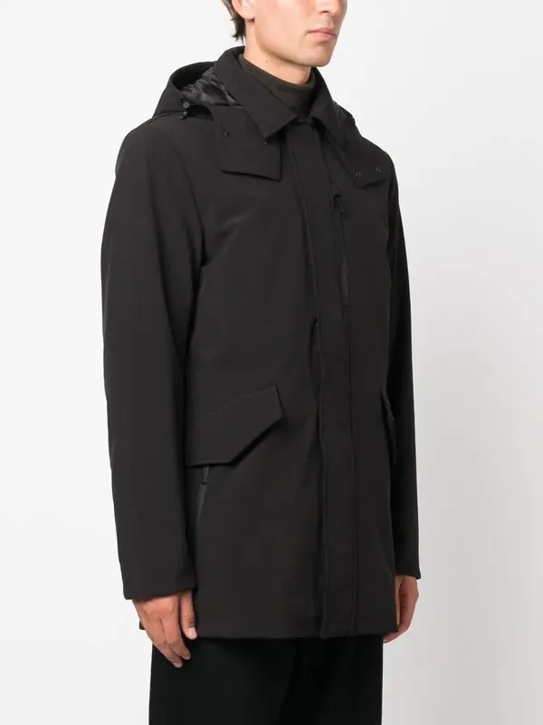 Woolrich Hooded Padded Jacket - Black