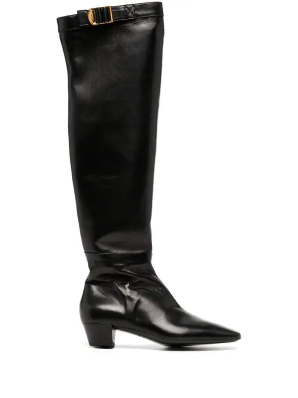 TOM FORD 40mm Knee-length Leather Boots