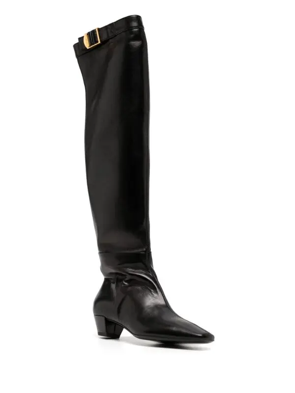 TOM FORD 40mm Knee-length Leather Boots