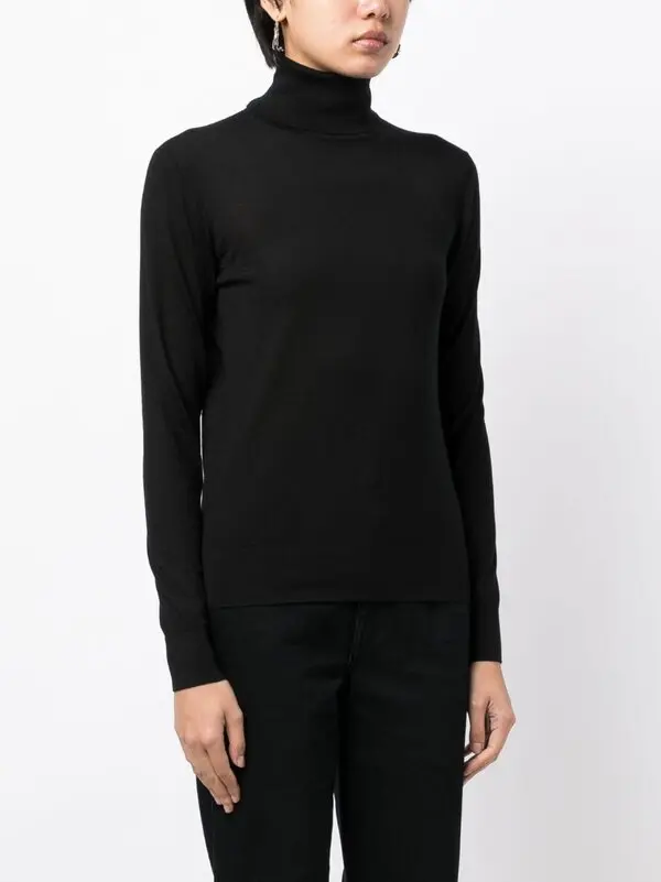 Ralph Lauren Roll-neck Cashmere Jumper - Black