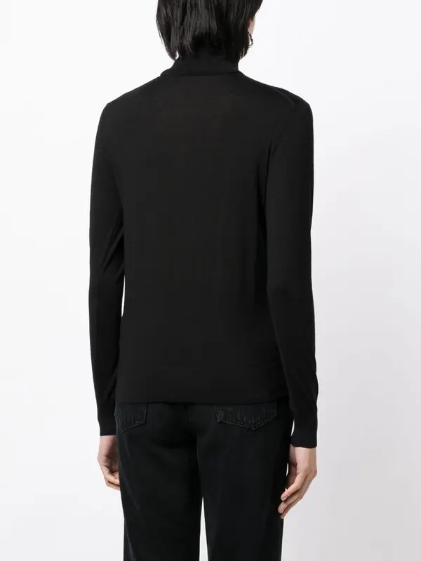 Ralph Lauren Roll-neck Cashmere Jumper - Black