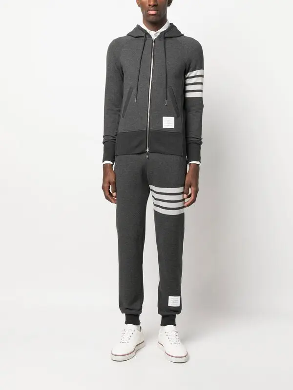 Thom Browne Signature 4-bar Stripe Track Pants - Grey