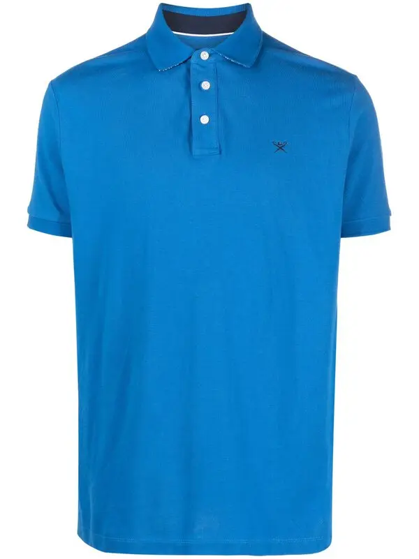 HACKETT LONDON Logo-embroidered Piqué Cotton Polo Shirt