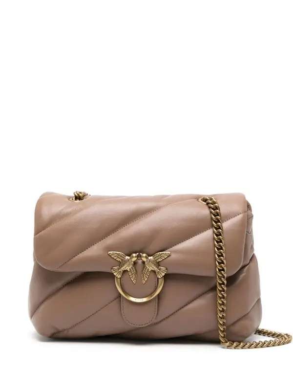 Pinko Love Puff Shoulder Bag - Brown