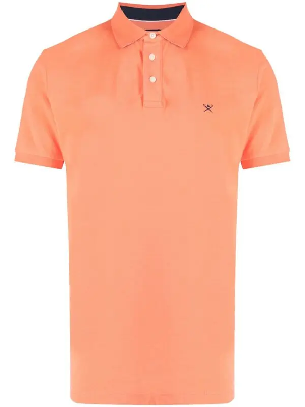 HACKETT Logo-embroidered Cotton Polo Shirt