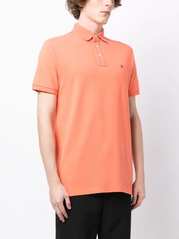 HACKETT Logo-embroidered Cotton Polo Shirt