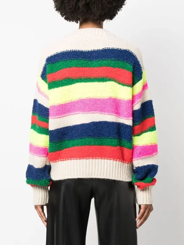 Dsquared2 Horizontal-stripe Chunky-knit Jumper