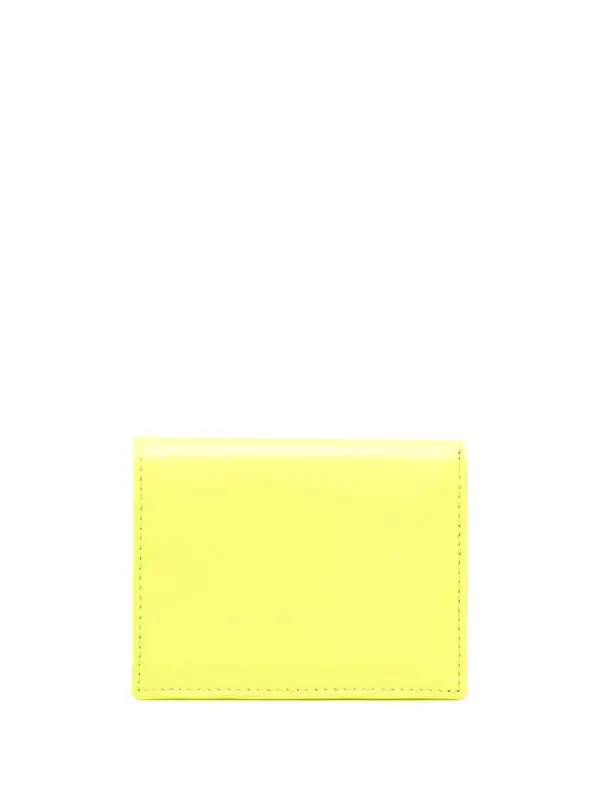 Comme Des Garçons Colour-block Leather Bi-fold Wallet