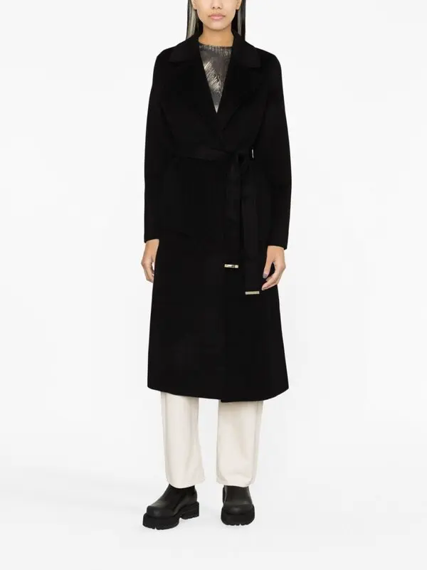Michael Kors Belted Double-breasted Coat - Black