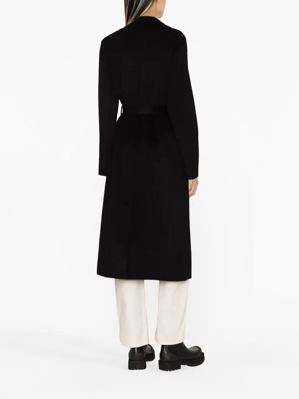 Michael Kors Belted Double-breasted Coat - Black
