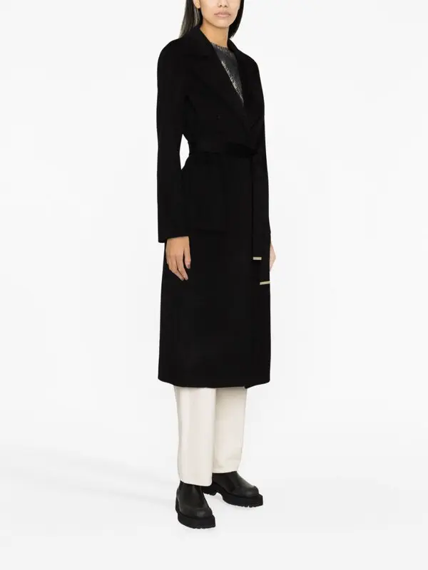 Michael Kors Belted Double-breasted Coat - Black