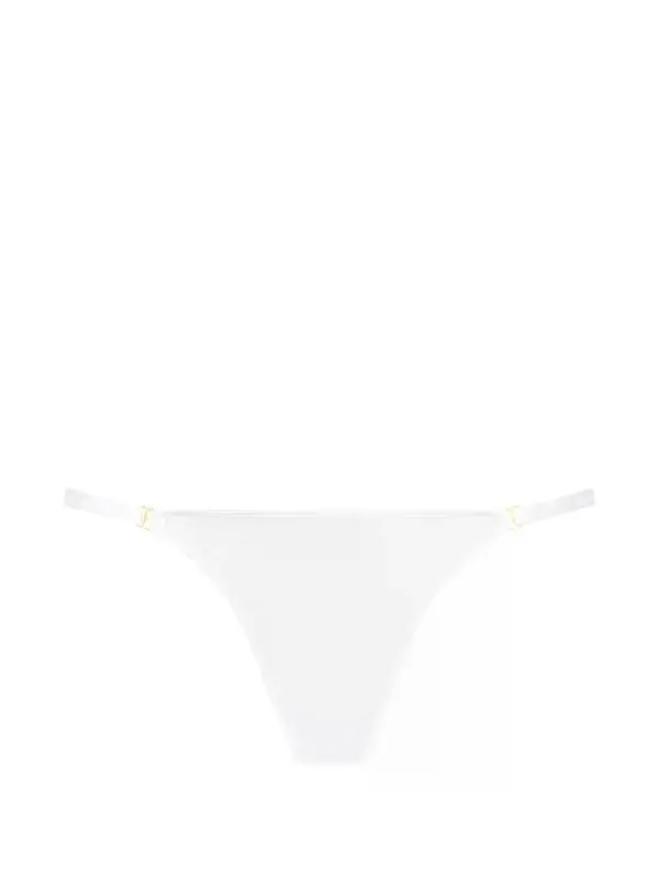 MAISON CLOSE Corps À Corps Sheer Thong - White
