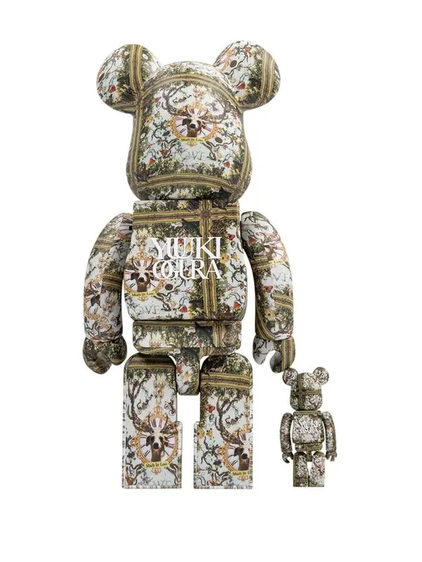 MEDICOM TOY X Yuki Ogura Much In Love Be@rbrick 100% And 400% Figure Set - Brown