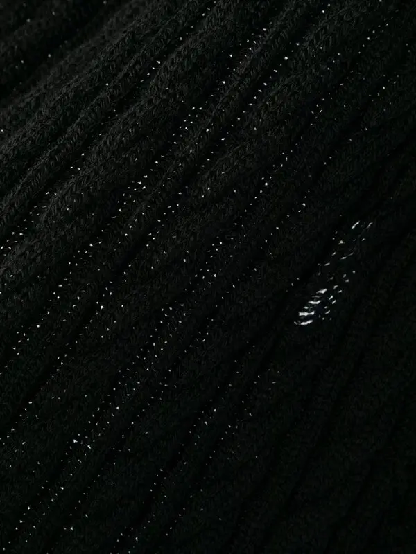 Roberto Cavalli Cable-knit Wool Scarf