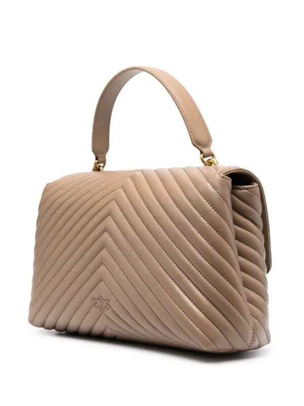 Pinko Large Lady Love Puff Tote - Neutrals | Editorialist
