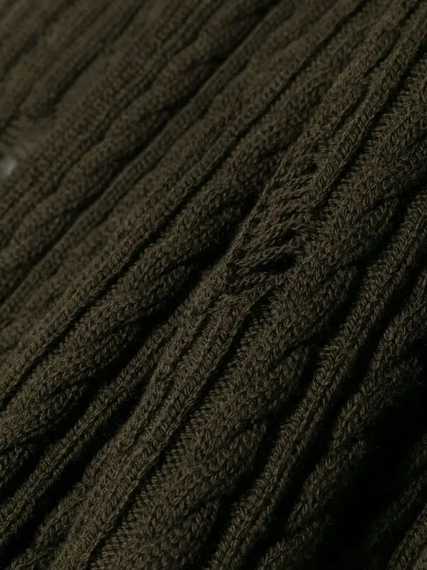 Roberto Cavalli Fringe Wool Scarf