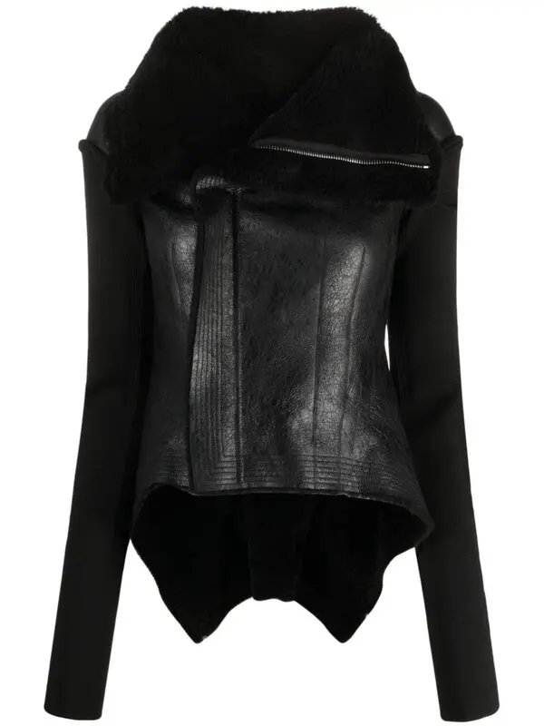 Rick Owens Leather Biker Jacket