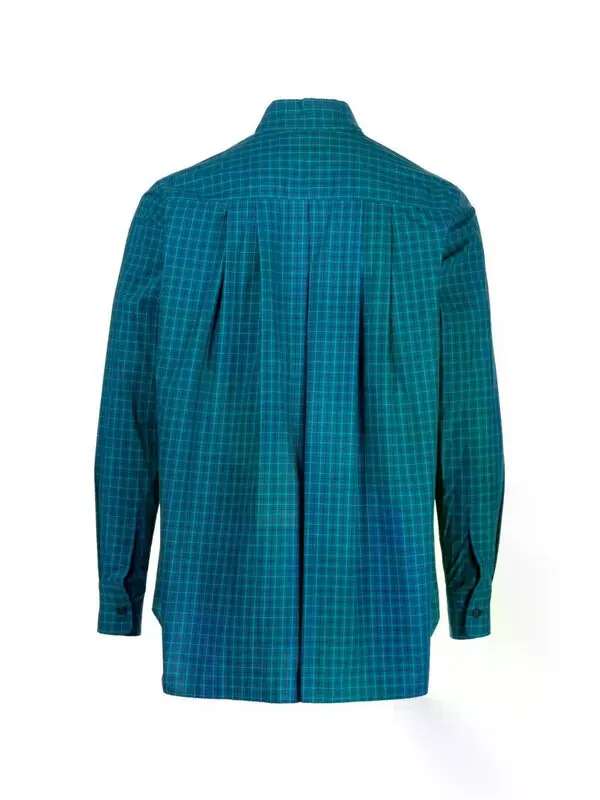 FUMITO GANRYU Plaid-check Print Shirt