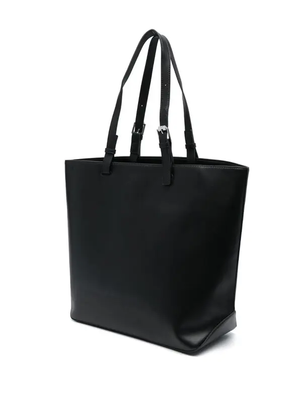 A.P.C. Nino Buckle-Detail Tote Bag - Black | Editorialist