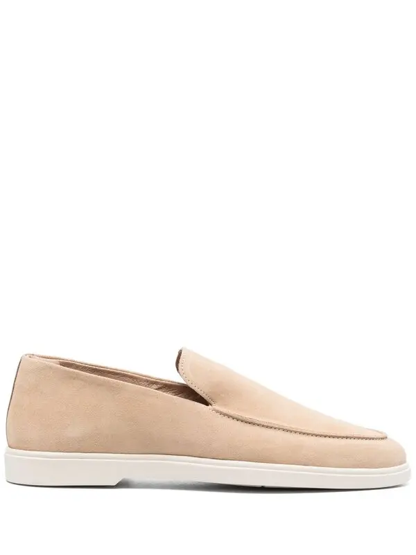 Frescobol Carioca Miguel Suede Loafers - Neutrals