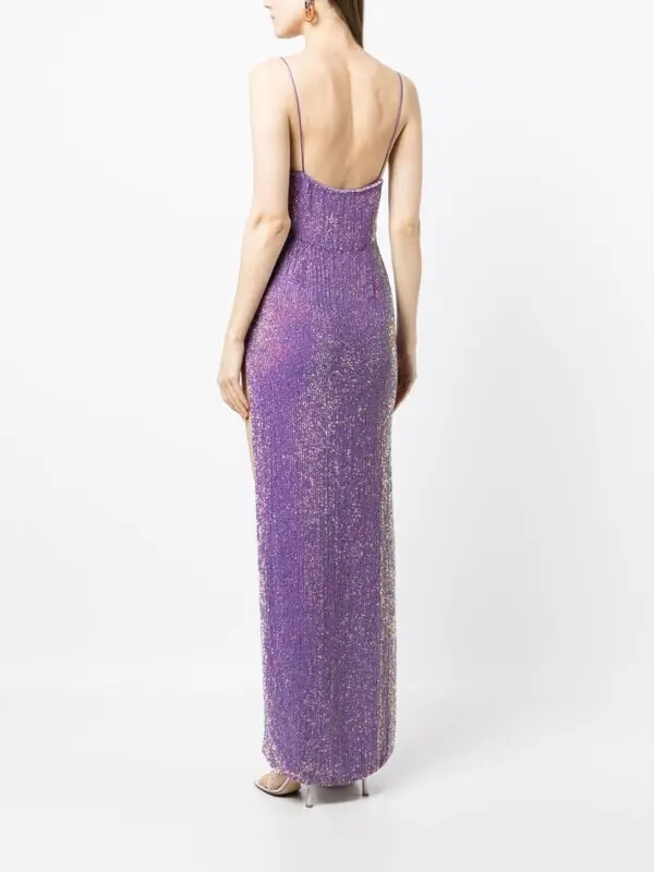 Retrofete Katya Sequin-embellished Gown