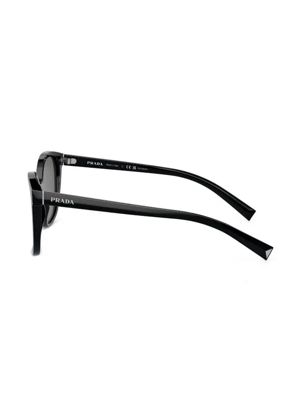 Prada Symbole Round-frame Sunglasses
