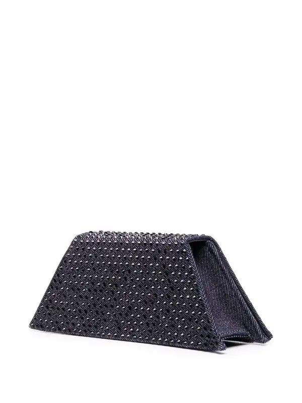 Amina Muaddi Superamini Yigit Embellished Clutch
