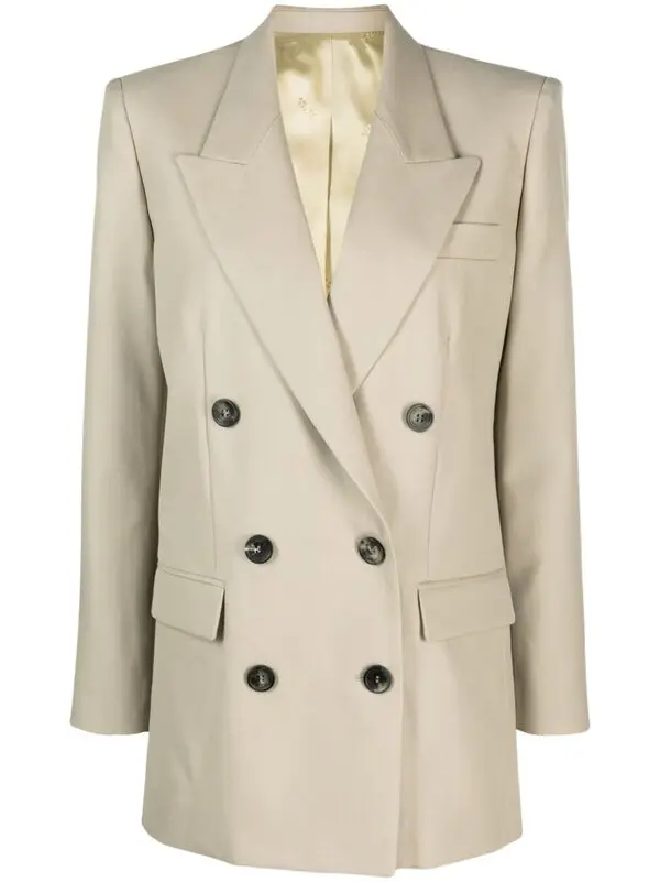 Isabel Marant Étoile Nevimea Double-breasted Blazer - Neutrals