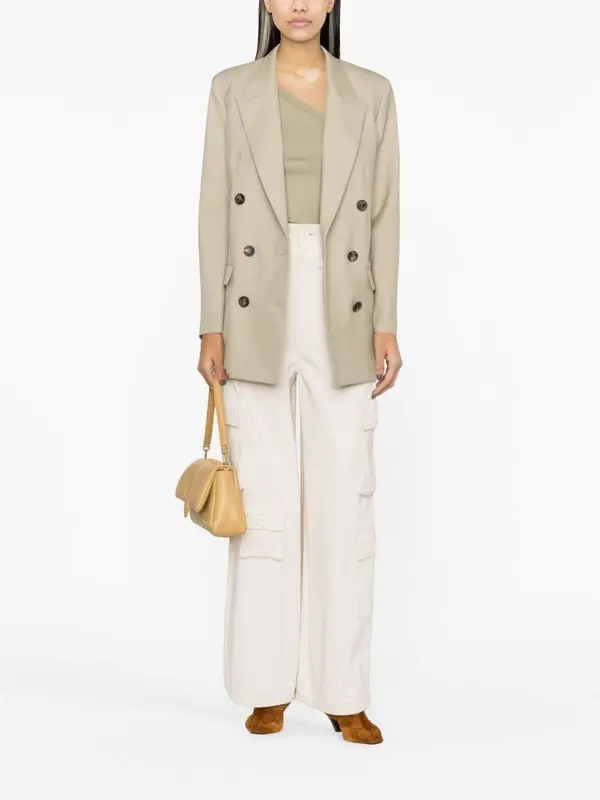 Isabel Marant Étoile Nevimea Double-breasted Blazer - Neutrals