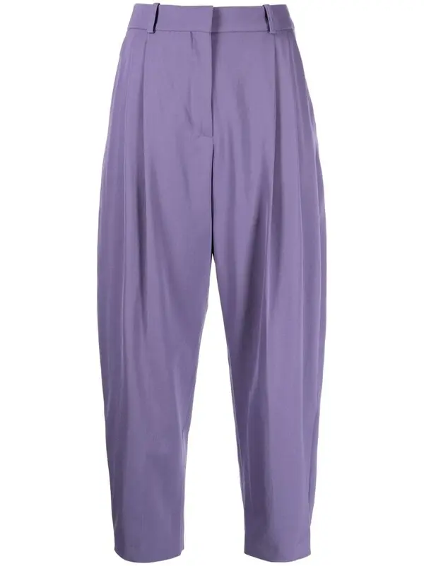 Stella McCartney Cropped Trousers - Purple