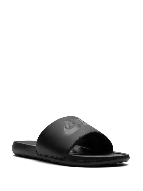 Nike Victori One Slides - Black