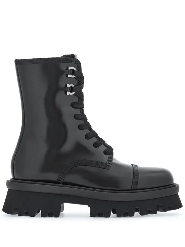 FERRAGAMO Chunky-sole Combat Boots