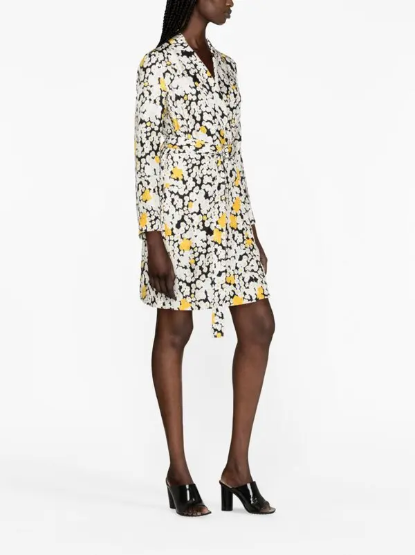 LANVIN Floral-print Belted Wrap Dress