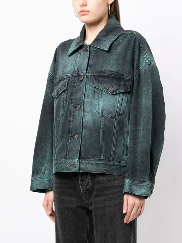 Stella McCartney Tie-dye Denim Jacket - Blue