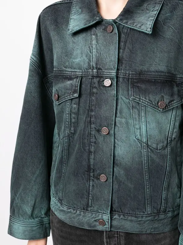 Stella McCartney Tie-dye Denim Jacket - Blue