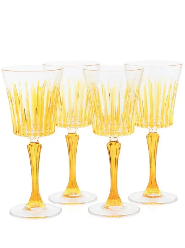 LES-OTTOMANS Crystal Wine Goblets