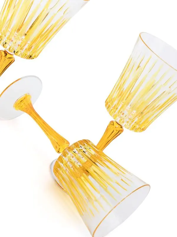 LES-OTTOMANS Crystal Wine Goblets